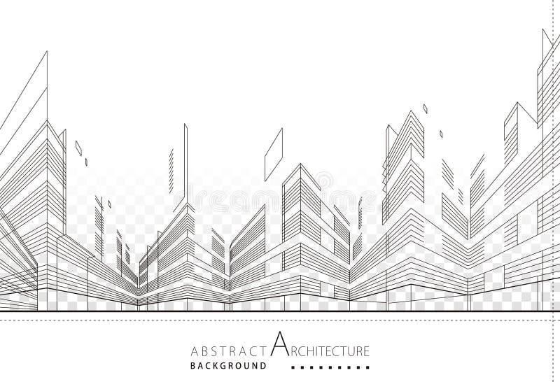 Architecture Building Construction Perspective Design, Abstract Modern ...