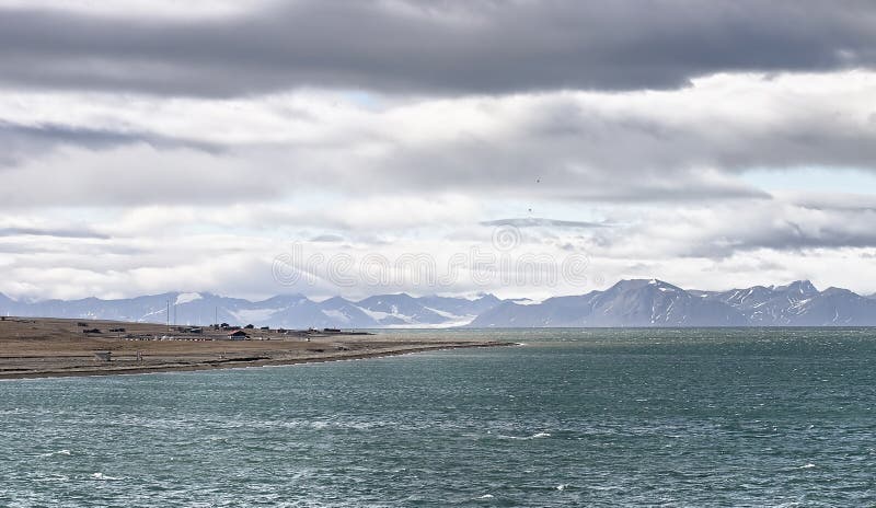 Svalbard stock photo. Image of winter, city, ocean, longyearbyen - 24587110