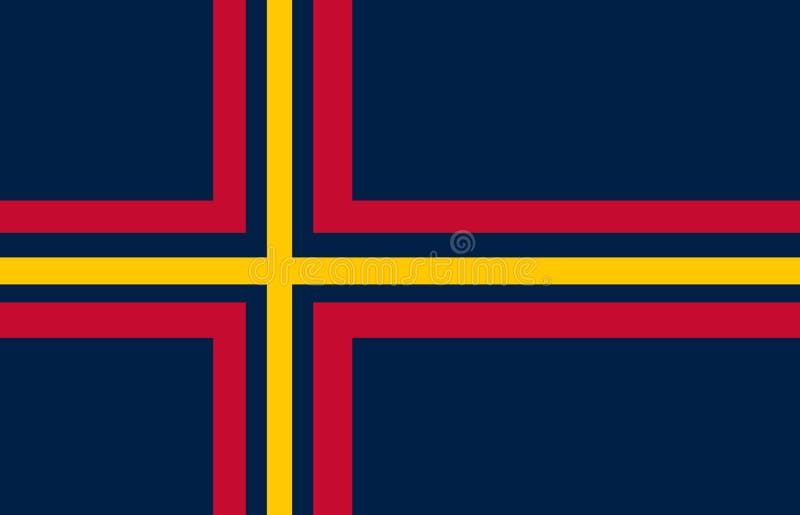 Map of Svalbard with flag stock vector. Illustration of design - 125153643