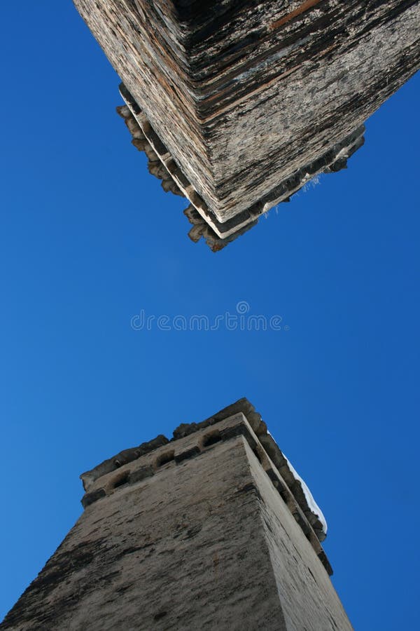 Svan Towers stock image. Image of ushguli, ancient, tower - 21382303