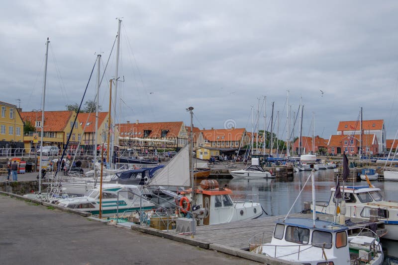 Svaneke in denmark editorial image. Image of svaneke - 98222270