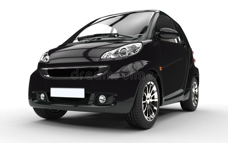 Svart liten bil stock illustrationer. Illustration av kant - 59004324