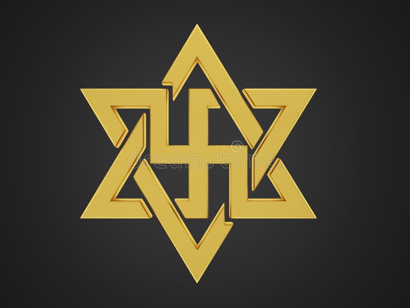 Svastika illustration stock. Illustration du impression - 46824100