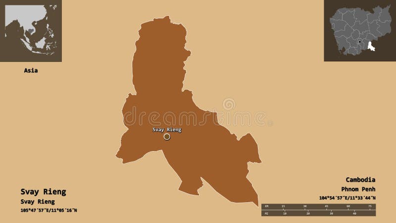 Svay Rieng, Province of Cambodia,. Previews. Pattern Stock Illustration ...