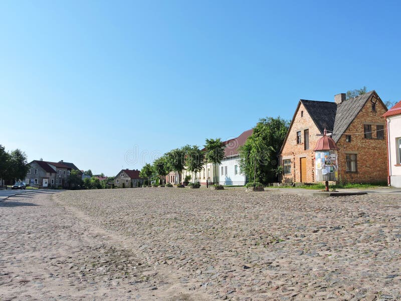 Sveksna town, Lithuania editorial image. Image of background - 73347060