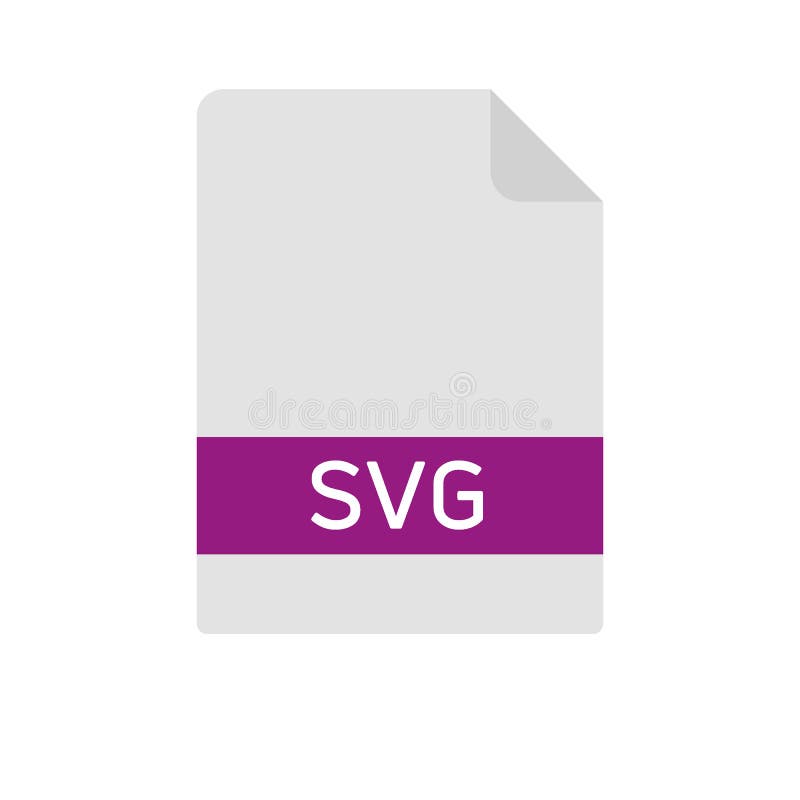 Svg File Type and Extension. Vector Illustration Stock Vector ...