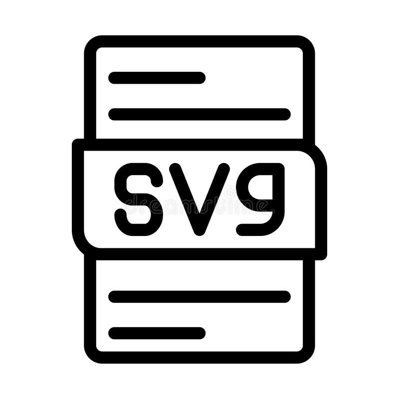 Svg File Type Icons. Document Format Type Design Graphic Icon, with ...