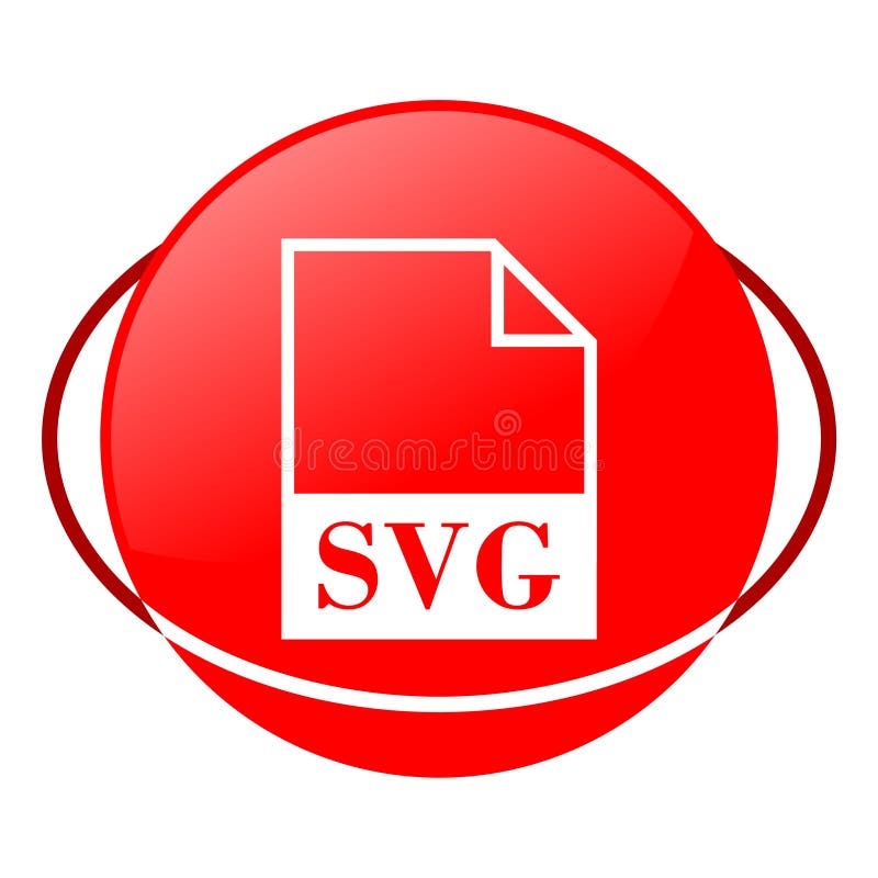 Svg File Vector Illustration, Red Icon Stock Vector - Illustration of ...
