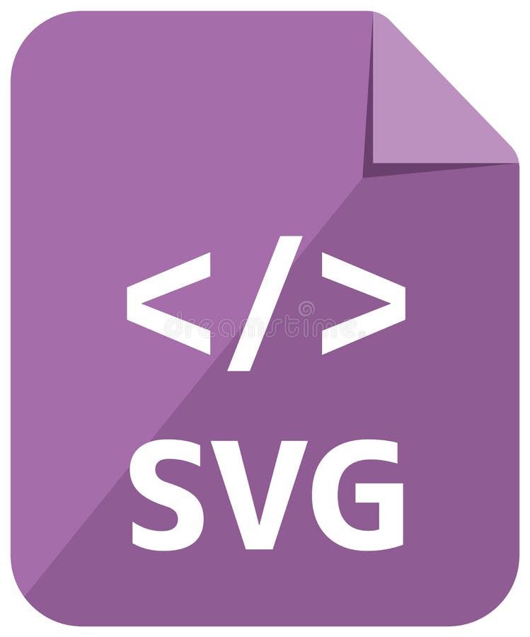 SVG Icon | Major File Format Vector Icon Illustration Color Version ...