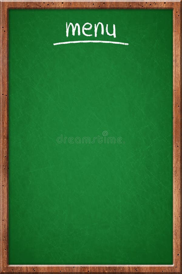Menu vuoto del ristorante immagine stock. Immagine di italia - 25789493