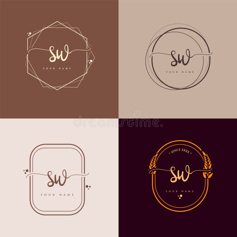 Sw Initials Stock Illustrations – 422 Sw Initials Stock Illustrations ...