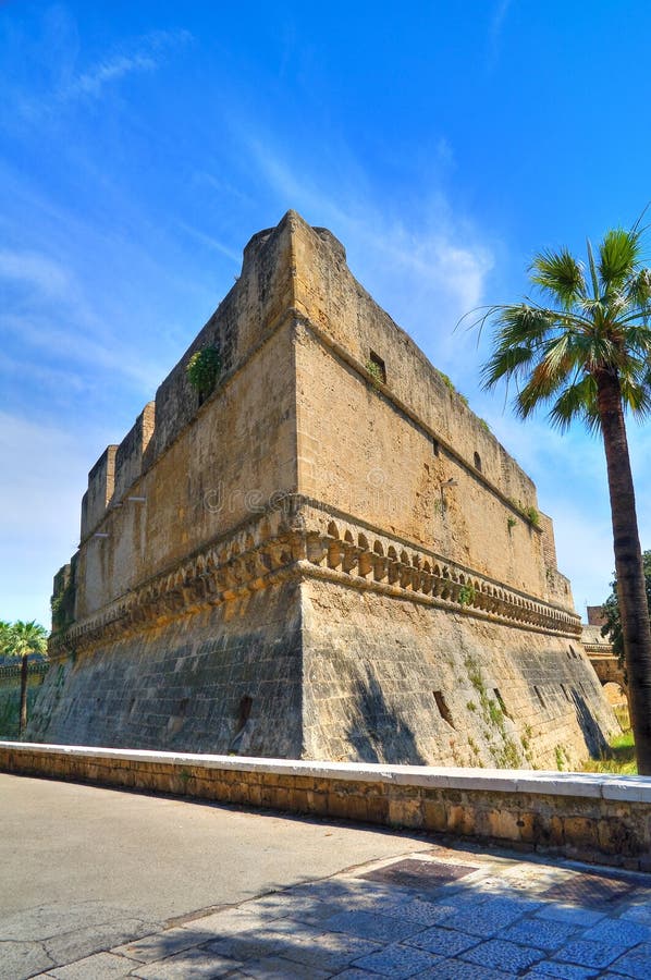 Swabian Castle of Bari. Puglia. Italy Stock Image - Image of ...
