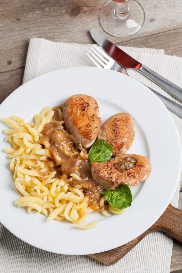 Swabian spaetzle. stock image. Image of healthy, food - 54855289