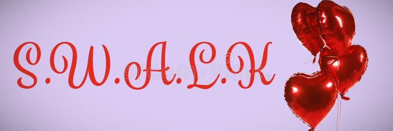 Composite Image of Swalk S.w.a.l.k Stock Image - Image of love, graphic ...