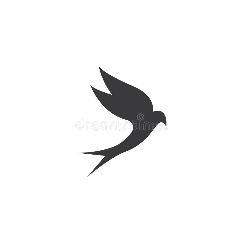Swallow Logo Icon Design Vector Image Stock Illustration - Illustration ...