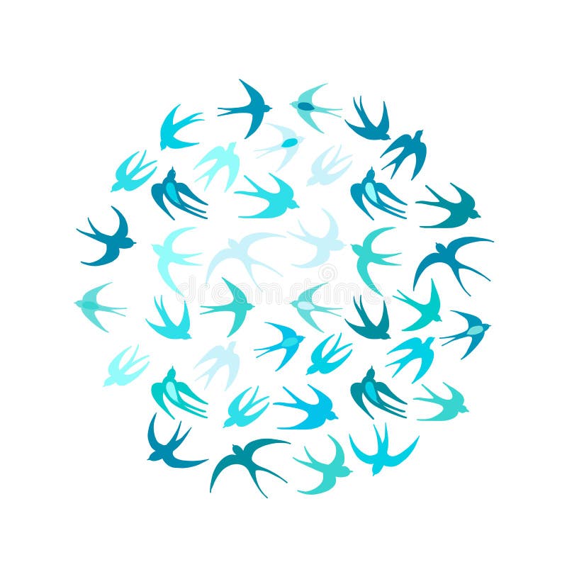 Flock Circle Stock Illustrations – 1,807 Flock Circle Stock ...