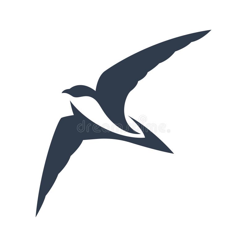 Swallowtail Bird Logo Icon Design Stock Vector - Illustration of ...