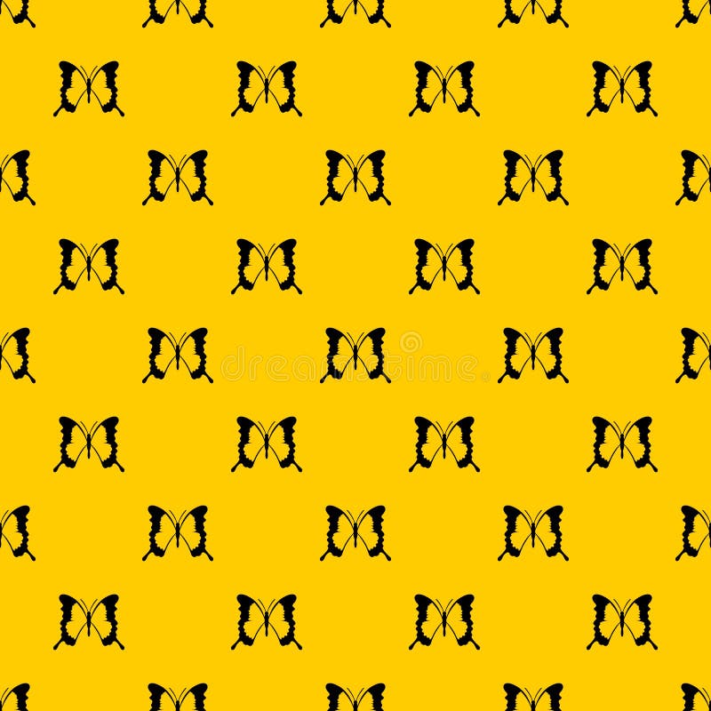 Swallowtail Butterfly Pattern Vector Stock Vector - Illustration of ...