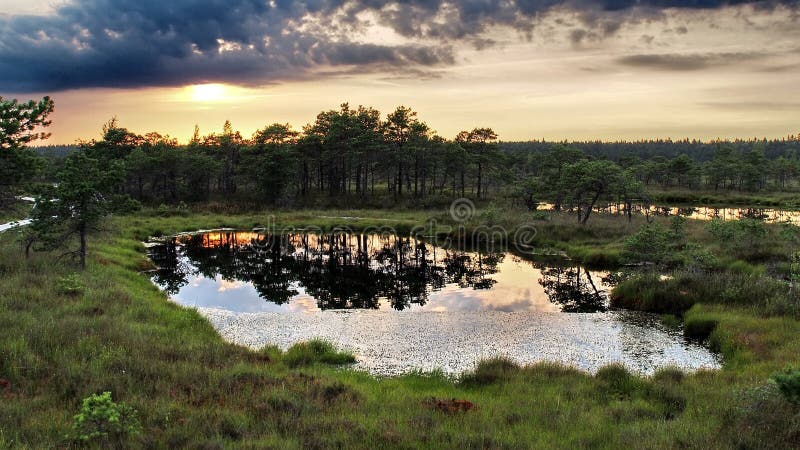 Sunset and red clouds stock image. Image of dramatic - 53860895