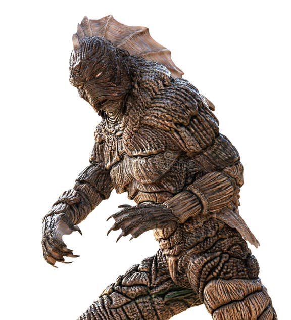Swamp Creature stock illustration. Illustration of rendered - 158872289