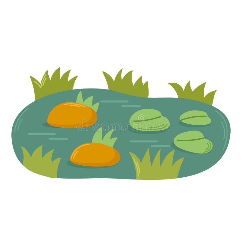 Swamp Icon Clipart Logtotype Isolated Vector Illustration Stock Vector ...