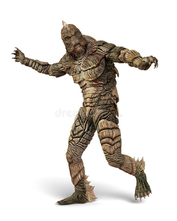 Swamp Monster stock illustration. Illustration of fiction - 127469022
