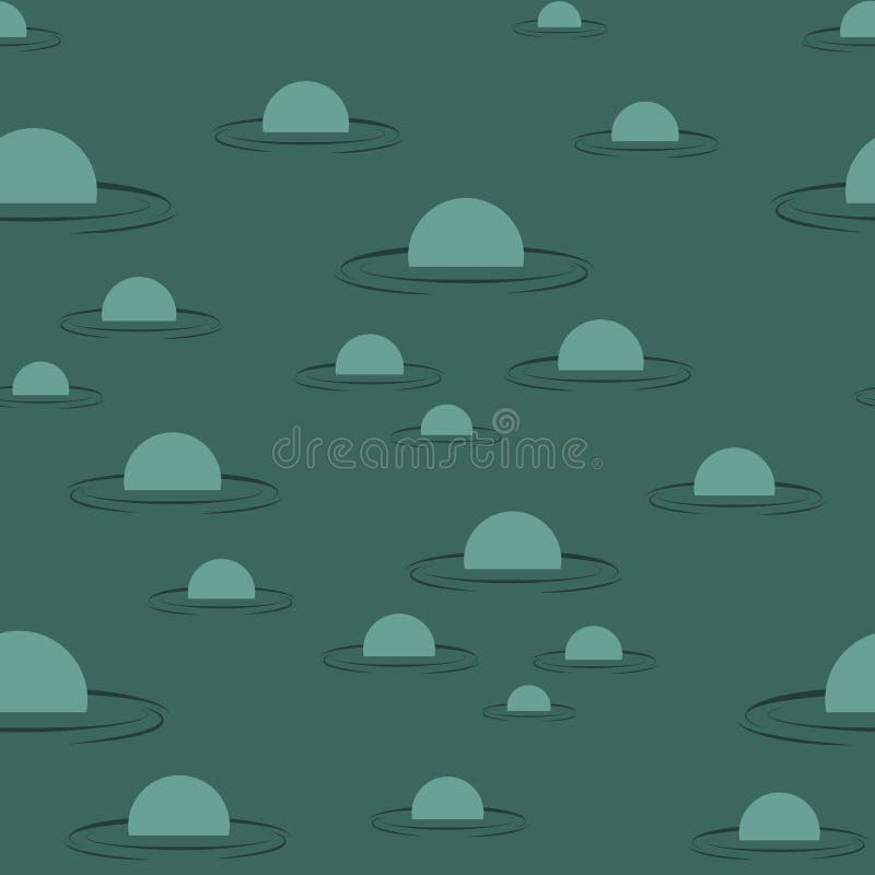 Swamp Seamless Pattern. Big Green Morass Texture Stock Vector ...