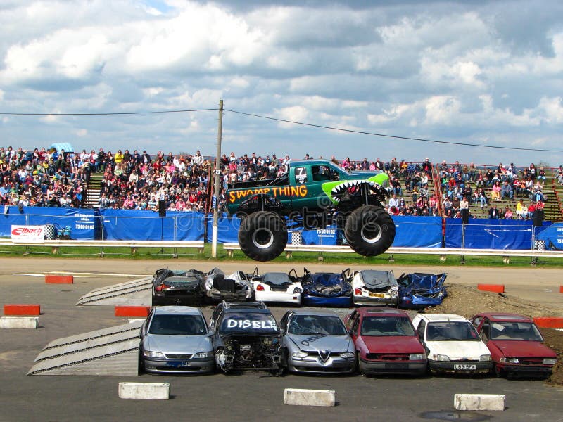 Swampthing Monster Truck editorial photo. Image of jump - 14113716