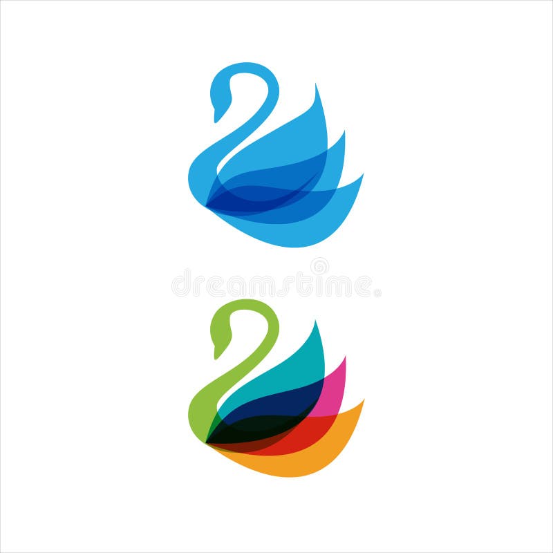 Swan Icon Template Vector Illustration Stock Vector - Illustration of ...