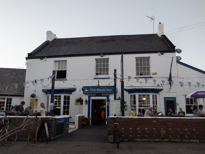 The Swan Inn in Lympstone, Devon Editorial Photography - Image of ...