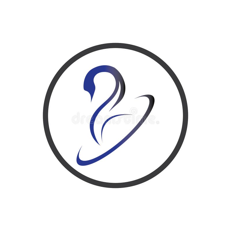 Swan Logo and Symbol Images Illustration Design Stock Vector ...