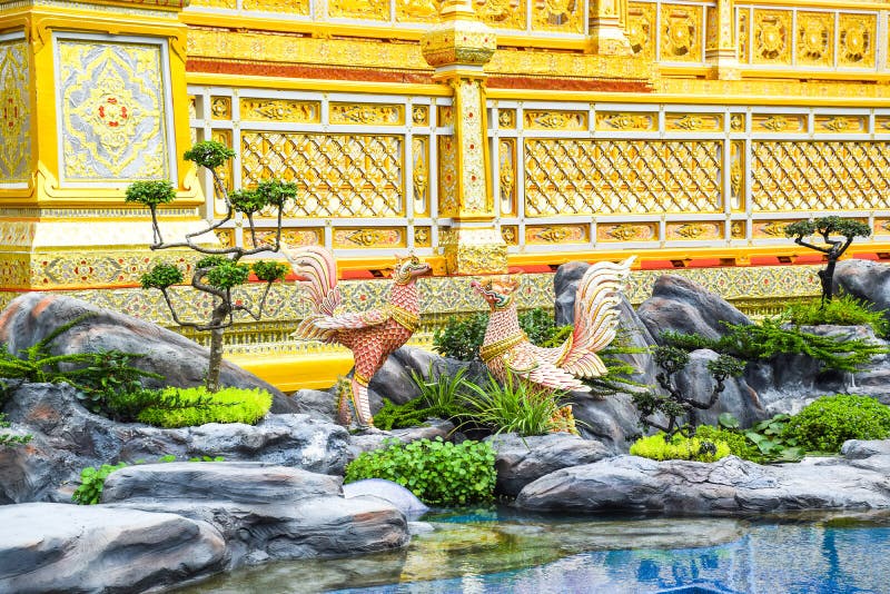 Swan, a Mythical Creatures of Asian Legend 171105 0681 Stock Photo ...