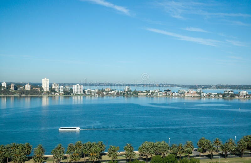 The Swan River and South Perth Stock Image - Image of city, south: 66094887