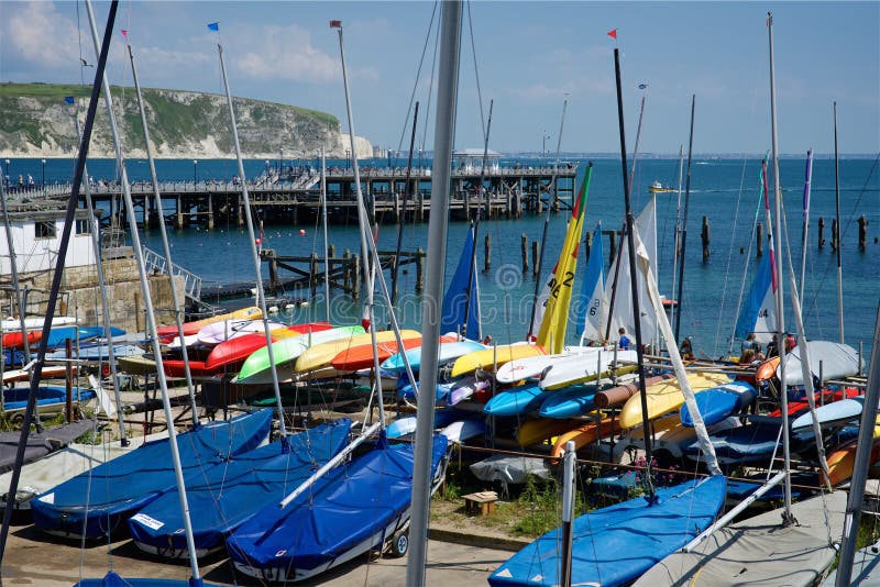 Swanage Dorset UK editorial image. Image of sand, england - 51433215