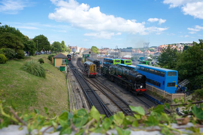 Swanage Station Railway Dorset UK Editorial Photography - Image of ...