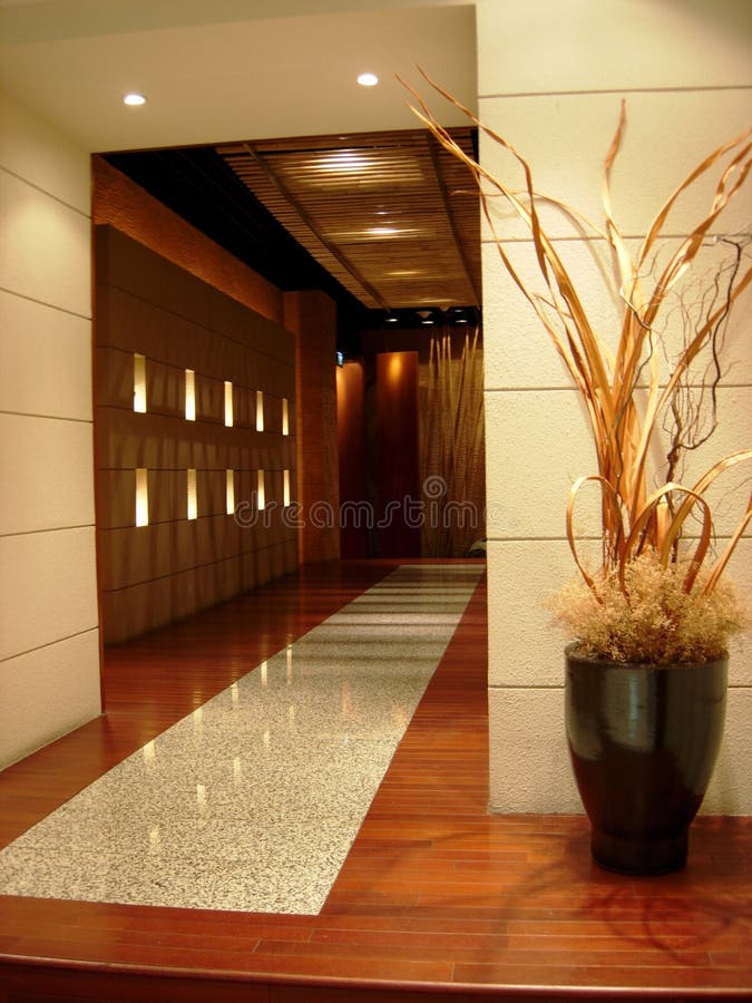 Swanky marble lobby stock photo. Image of posh, classy - 1338418