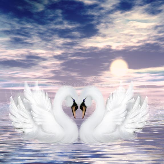 Moonlight Swan Stock Illustrations – 248 Moonlight Swan Stock ...