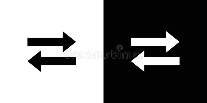 Swap icon logo set vector stock vector. Illustration of stroke - 332868579