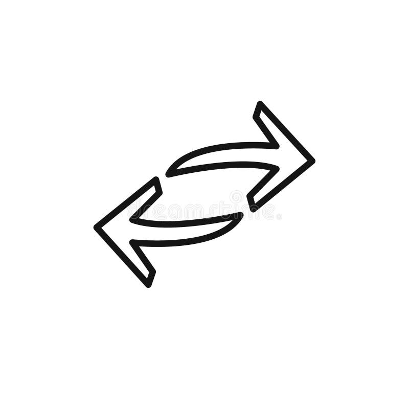 Swap Icon Vector Set Collection for Web Stock Vector - Illustration of ...