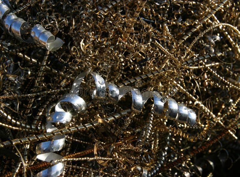 Swarf 1 stock image. Image of smelt, fabrication, curly - 51857