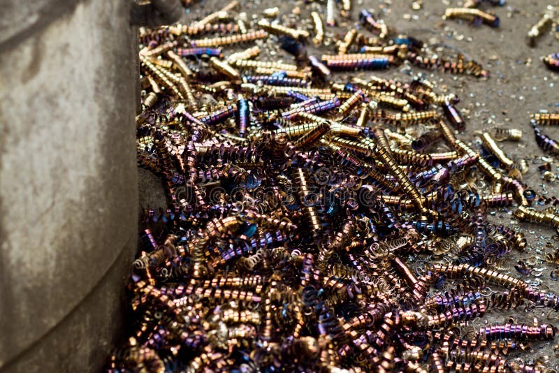 Swarf stock photo. Image of recycle, abstract, shine - 30837782