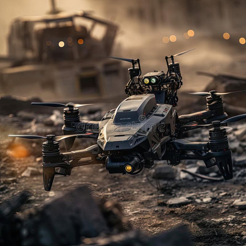 Swarm of FPV Drones in Combat Attack Stock Photo - Image of attack ...