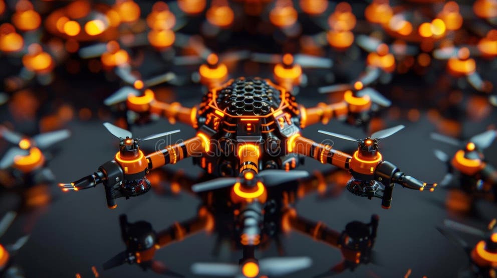 Swarm Robotics Stock Illustrations – 253 Swarm Robotics Stock ...