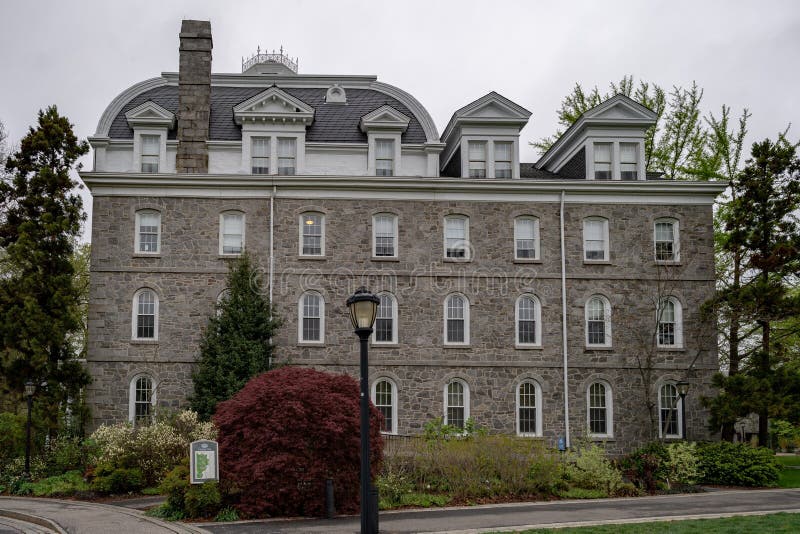 Swarthmore College University Old Buildings Stock Image - Image of ...