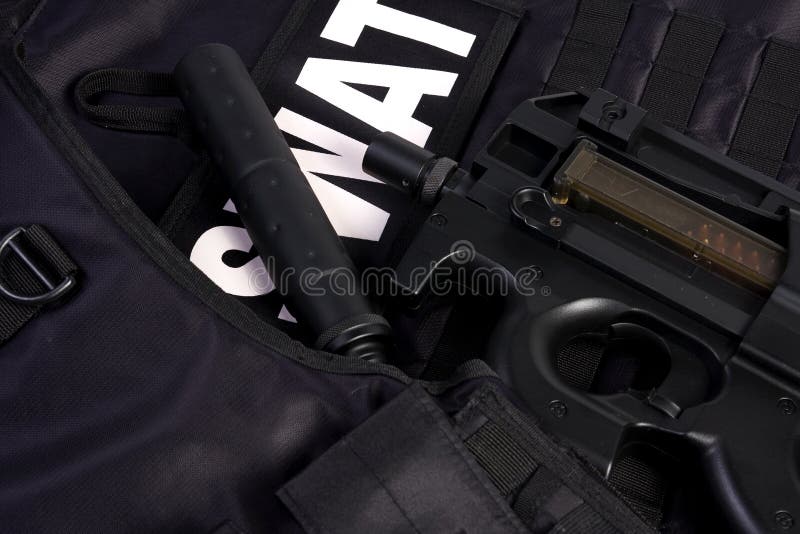 POLICE SWAT HK G36 Assault Rifle Editorial Photo - Image of enforcement ...