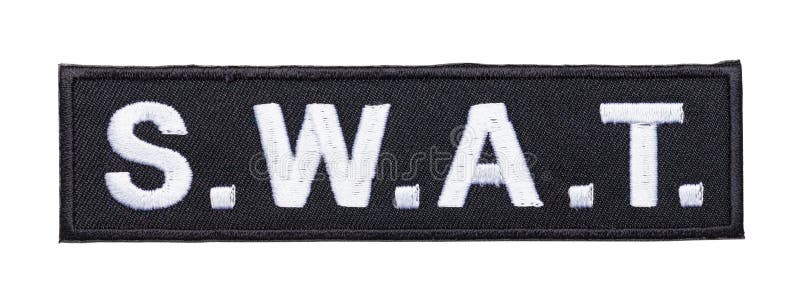 Swat Patch stock image. Image of uniform, department - 125966955