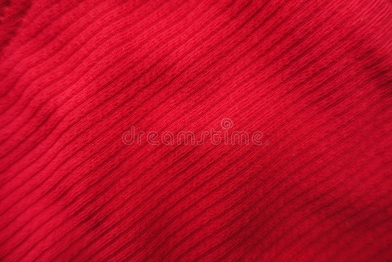 Swatch of Red Ribbed Polyamide Fabric Stock Photo - Image of bright ...