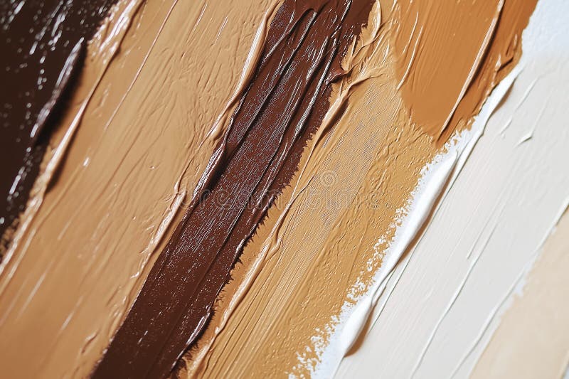 Swatch of Paint Color Mocha Mousse on a Sample. New Trending Soft Mocha ...