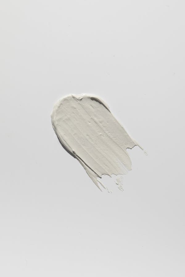 Swatch. Sample and Texture of a Cleansing Face Mask with Clay Extract ...