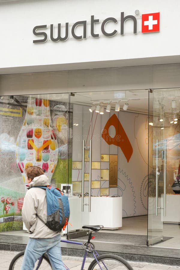 Swatch store editorial photo. Image of unrecognizable - 41073661